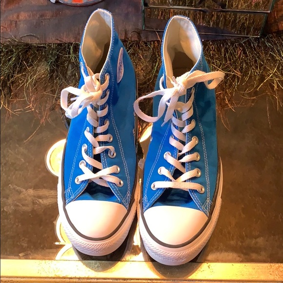 Converse | Shoes | Electric Blue Chuck Taylor All Star High Top | Poshmark